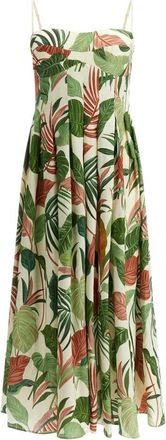 Guess Femme, Robes, Multicolore, Taille: 42 FR Bria Linen Dress