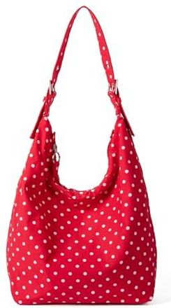 Generic Pufei Sac &agrave; provisions &agrave; pois pour femme - Grande capacit&eacute; - Nylon souple - Sangle r&eacute;glable - Sac &agrave; bandouli&egrave;re polyvalent - Sac &agrave; main pour les traje