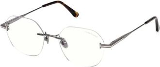 Tom Ford Homme, Accessoires, Gris, Taille: 52 MM Optical Frame