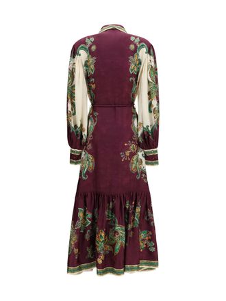 Alemais Womens Ruthie Shirt Dress Viscose; Silk