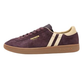 Patrick Monaco Sneaker f&uuml;r Herren, Wildleder, Cupsohle (Dunkelbraun/Beige)