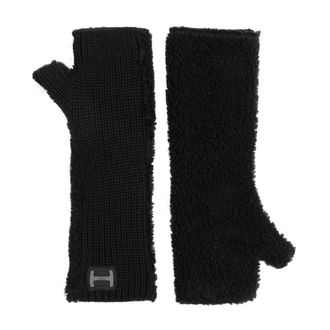 Hogan Strick-/Fleece-Handschuhe - - Accessories - unisex - Schwarzk - ONE SIZE