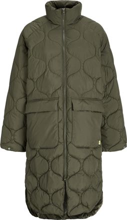 Jack & Jones Damen JXSENA Quilted Coat OTW Steppjacke, Grape Leaf, XL