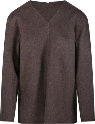 Max Mara Femme, Blouses et Chemises, Brun, Taille: 42 FR Smmriva 700 Blouse