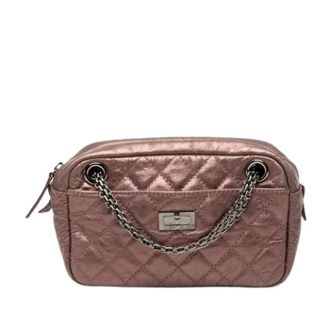 Chanel Sac bandouli&egrave;re matelass&eacute; mini doccasion - Femme - Pre-owned - Rose - Taille: ONE Size