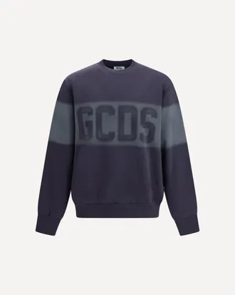 GCDS Logo Spray crewneck Sweatshirt Male XL