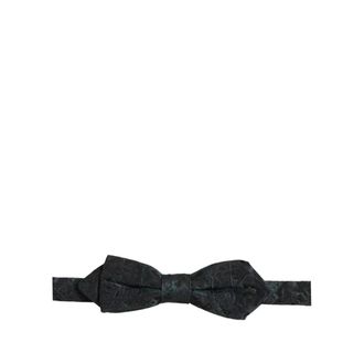 Dolce & Gabbana Vorgebundene Jacquard-Fliege - - Accessories - Herren - Schwarzk - ONE SIZE