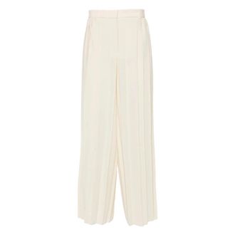 Joseph Luftige Plissee-Freizeithose - - Trousers - Damen - Wei&szlig; - XL