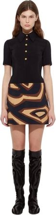 Pucci Femme, Robes, Multicolore, Taille: 42 FR Labirinto Print Short Dress