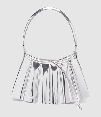 Lacoste Sac Petit Lenglen Silver Mirror, Collection Défilé AH25