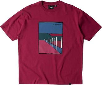 by Parra t-shirt Beach Parking à manches courtes - Rouge