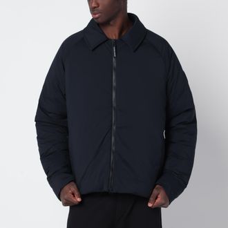 Canada Goose Nocturne-blaue wattierte Jacke mit Rei&szlig;verschluss