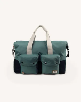 Faguo Sac de voyage kaki & bleu marine - WEEKEND