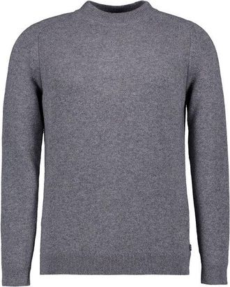 Joop Herren Pullover grau Wollmischung unifarben