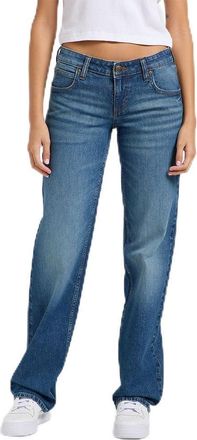 Lee Damen Jeans Zoe, Low Rise Straight Fit, Gerades Bein