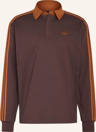adidas Originals Adidas Originals Jersey-Poloshirt 3streifen braun