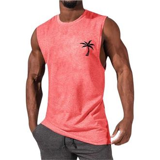 Generic D&eacute;bardeur d&eacute;t&eacute; pour homme D&eacute;bardeur sans manches Gym Fitness Sport Bodybuilding D&eacute;bardeur imprim&eacute; pour hommes T-shirt fonctionnel V&ecirc;tements sans manch