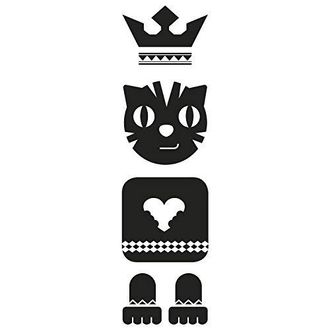 SLV mechanische Komponente STICKER TOTEM CAT / schwarz