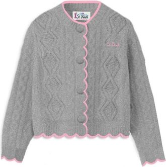 MC2 Saint Barth Femme, Pulls, Gris, Taille: 42 FR Mle002 Sweater