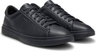 BOSS Homme Kieran_Tenn_allt Baskets de Tennis, Noir, 42 EU