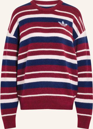 adidas Originals Adidas Originals Pullover Knit Essentials Striped Crew rot