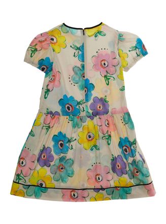 Marni Girls Dress Multicolour Cotton