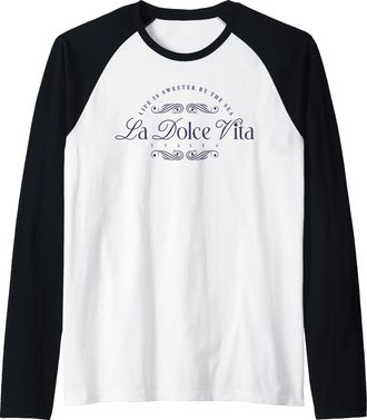 Trendy Apparel Life is Sweeter by The Sea Dolce Vita Italia Raglan