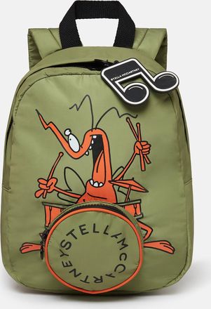 Stella McCartney Bug Band Graphic Backpack, Woman, Green