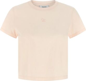 Maison Kitsun&eacute; Femme, Tops, Rose, Taille: 40 FR T-Chemises