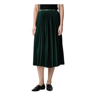 Lacoste Jupe Maxi Pliss&eacute;e - Femme - Jupes - Vert - Taille: 40 FR