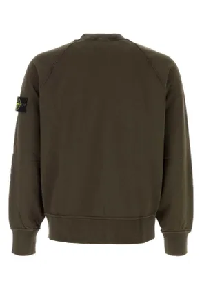 Stone Island Coalgrey Felpe Exterior: Cotton Sweater