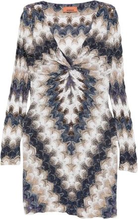 Missoni Femme, Robes, Multicolore, Taille: 42 FR Short Dress