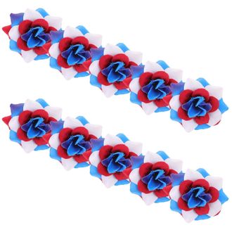 Hemobllo 30 St&uuml;ck Teiliges K&uuml;nstliches Bunt ohne Stiel Farbenfrohe Dekoration f&uuml;r DIY Blumenkr&auml;nze Hochzeits Valentinstagsarrangements Langlebige und Lichtecht