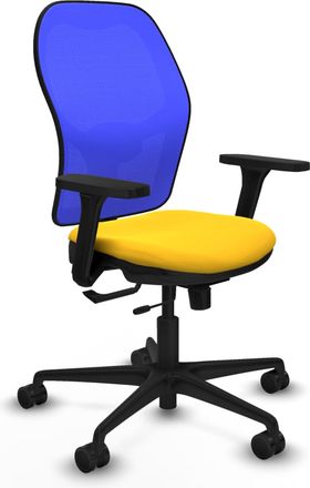 Piqueras y Crespo Jorquera B&uuml;rostuhl mit 3D-Armlehnen, h&ouml;henverstellbare Lendenwirbelst&uuml;tze, ausgestattet mit Syncro/Traslack und injiziertem Schaum. Mit Rollen von 65 