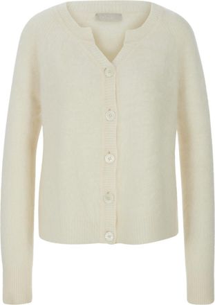 Peter Hahn Strickjacke aus 100% Kaschmir Peter Hahn weiss
