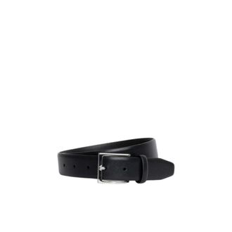 Hackett Formeller Lederg&uuml;rtel mit Kaktus-Kante - - Accessories - Herren - Schwarzk - XS