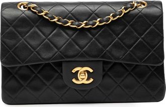 Chanel Hobo Bags - Small Classic Lambskin Double Flap - Gr. unisize - in Schwarz - f&uuml;r Damen