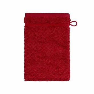 FROTTANA Frottana Pearl Gant de Toilette, Coton, Rubis, 20 x 15 cm