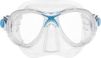 Cressi Marea Jr - Maske zum Tauchen und Schnorcheln, Klar/Blau, Einheitsgröße, Kinder Unisex
