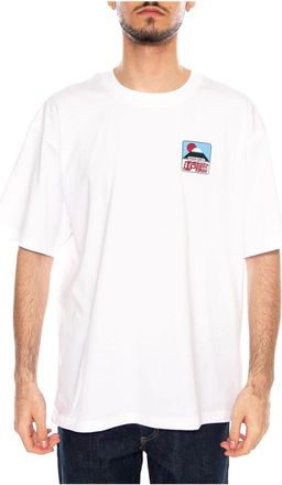 Edwin Homme, Tops, Blanc, Taille: M Sunset On Fuji San T-Shirt