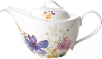 Villeroy & Boch 1041000460 Mariefleur Basic Théière, 1,2 litre, Porcelaine Premium, Blanc/Multicolore