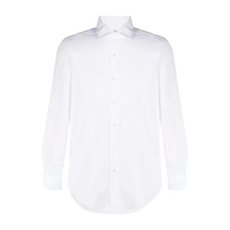 Finamore Homme, Chemises, Blanc, Taille: 3XL Formal Chemises