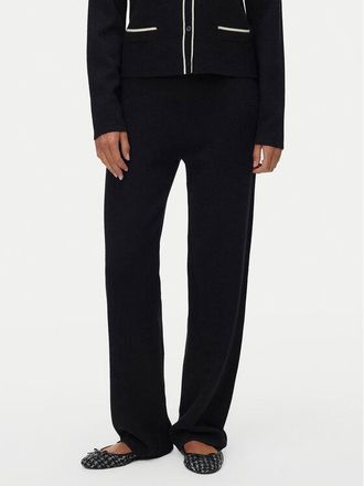 Vero Moda Strickhose Gold 10337637 Schwarz Loose Fit