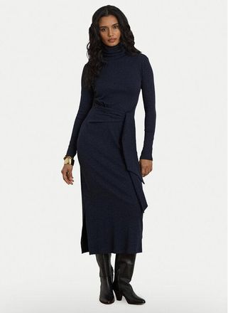 Lauren Ralph Lauren Strickkleid 200980028008 Dunkelblau Slim Fit