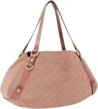 Gucci Sac cabas vintage doccasion - Femme - Pre-owned - Rose - Taille: ONE Size