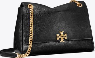 Tory Burch Damen Charlie Quilted Shoulder Bag