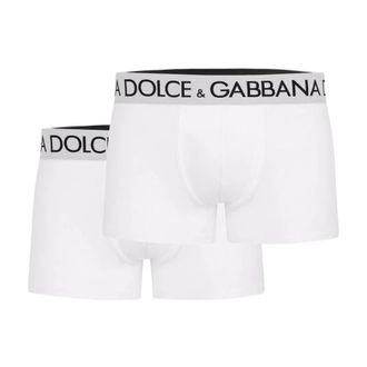 Dolce & Gabbana Boxershorts mit kontrastierendem Logo - - Underwear - Herren - Wei&szlig; - S