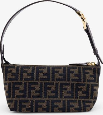 Fendi Vanity Pouch FF Jacquard Fabric Small Handbag - FENDI - gender_Woman