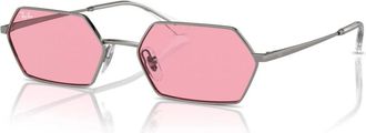 Ray-Ban unisex, Accessoires, Gris, Taille: 55 MM Lunettes de soleil Yevi