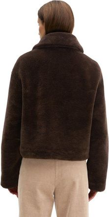 Marc O'Polo Pl&uuml;schjacke Teddypl&uuml;sch regular aus recyceltem Polyester